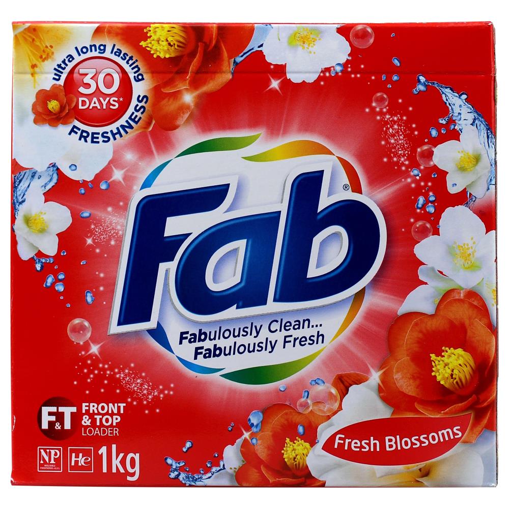 Fab Laundry Washing Powder Fresh Blossoms 1kg — Super Savvy Savings