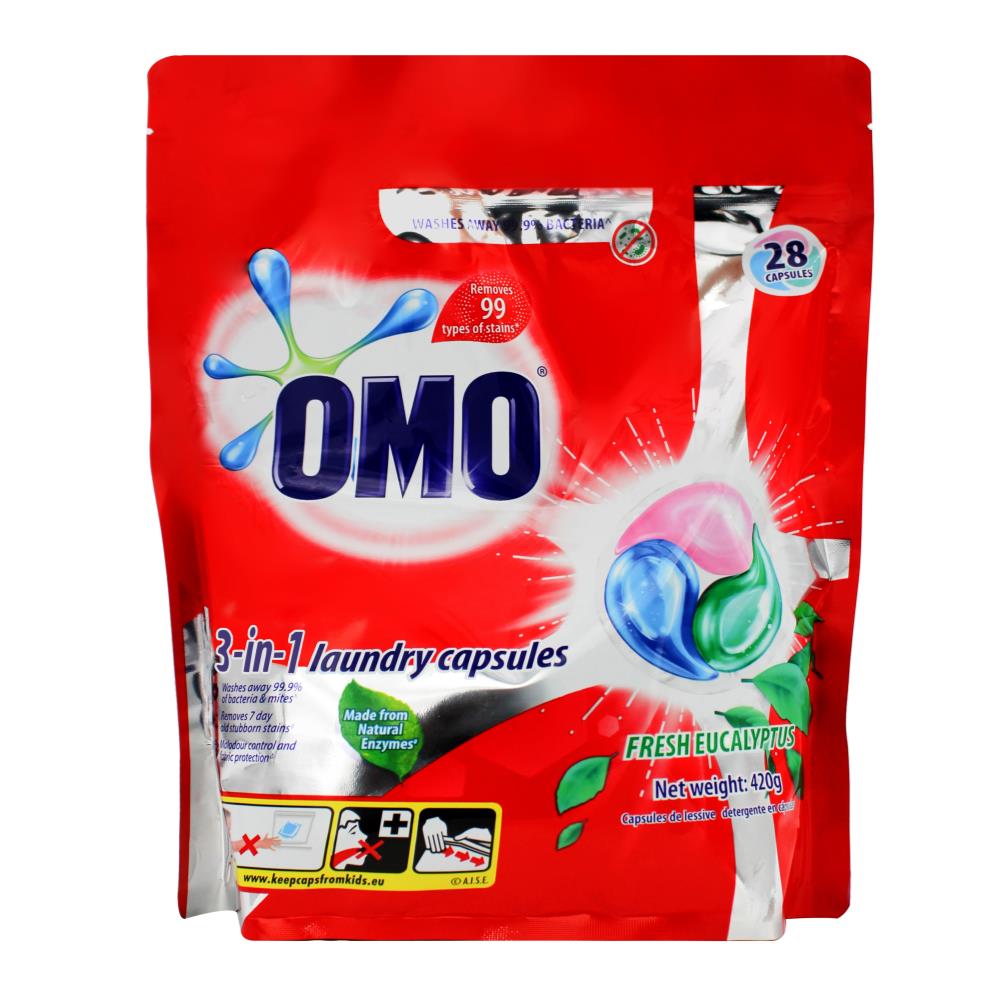 Omo 3 in 1 Laundry Capsules Pk 28 — Super Savvy Savings