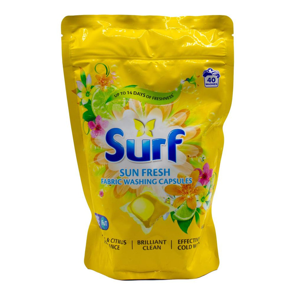 Surf Laundry Capsules Bulk 40 Pack - Sun Fresh — Super Savvy Savings