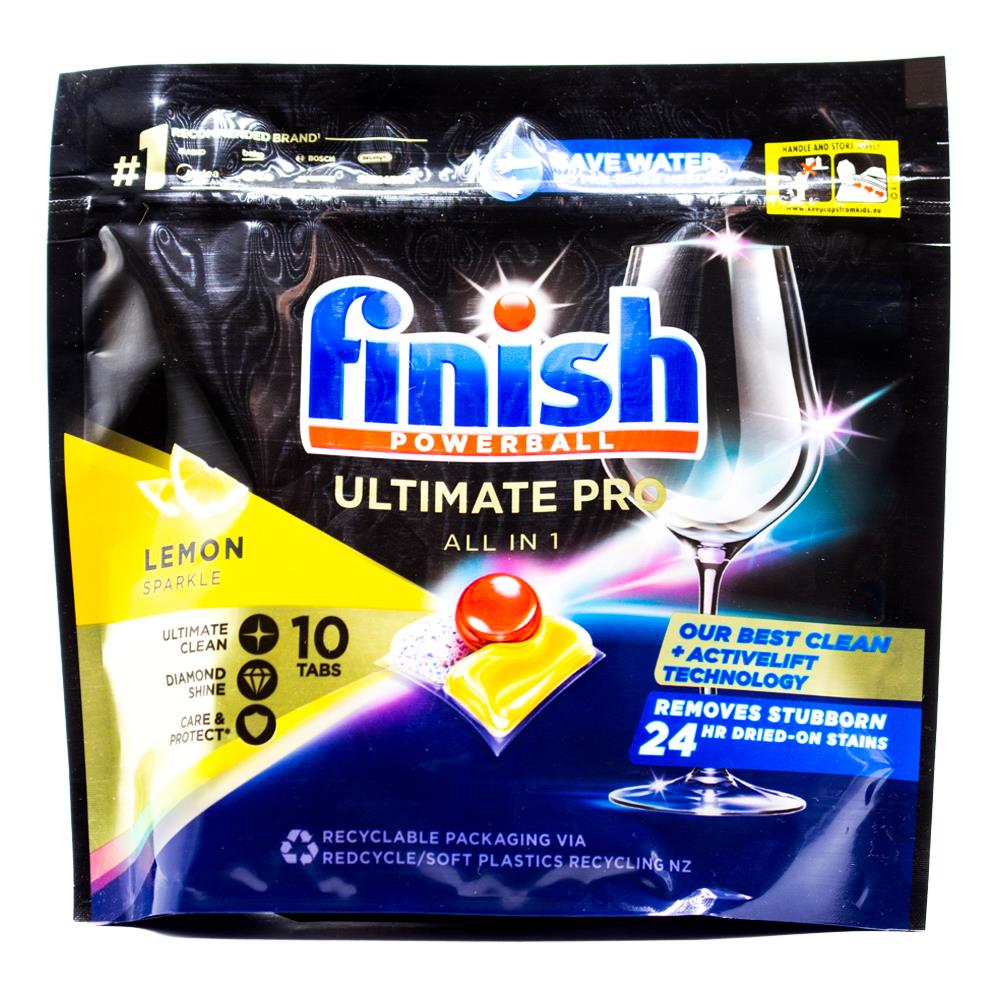 Finish Powerball Ultimate All In One Pro Lemon Sparkle 10PK — Super ...